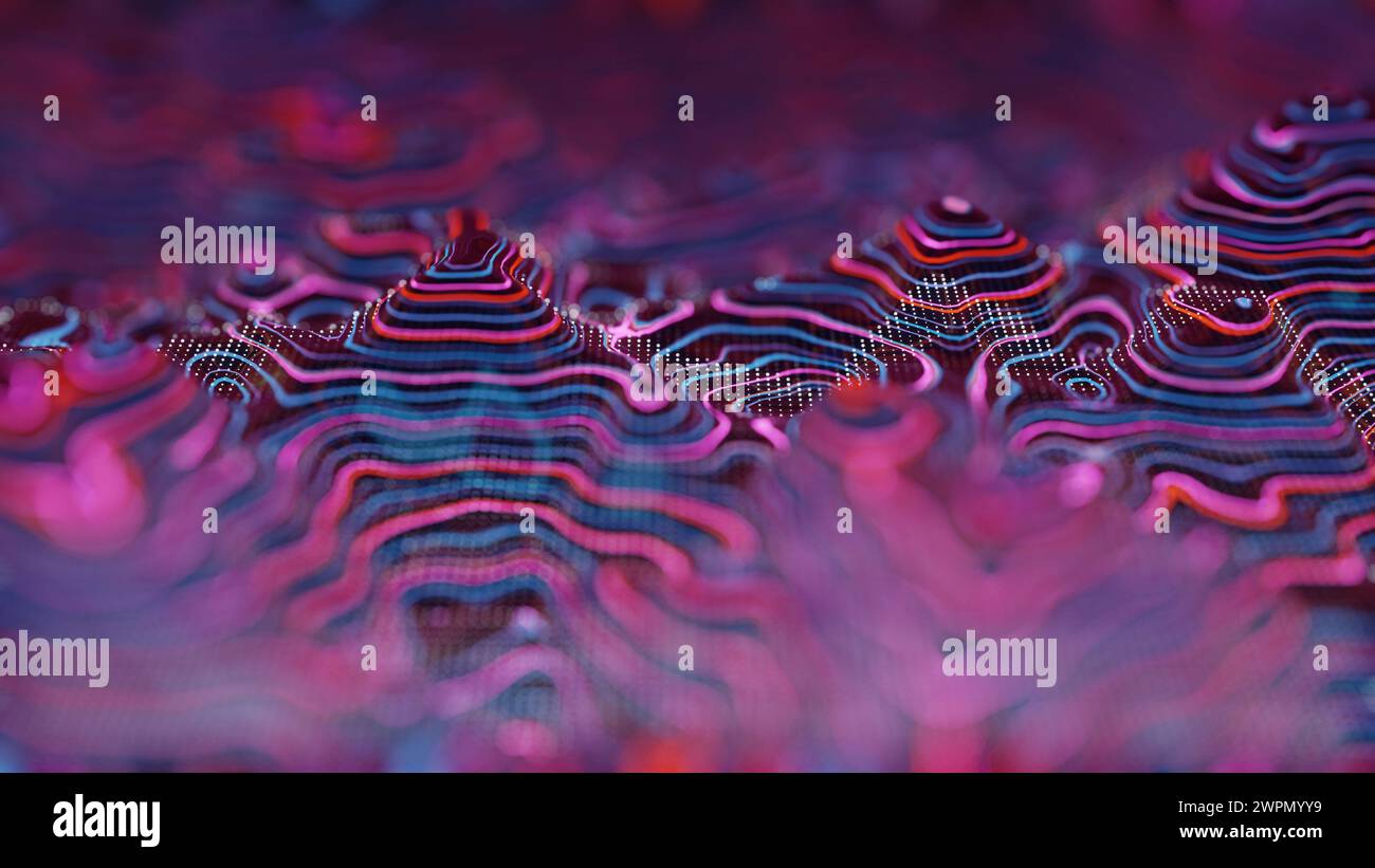 Neon retro wave, a vibrant and nostalgic aesthetic reminiscent of the ...