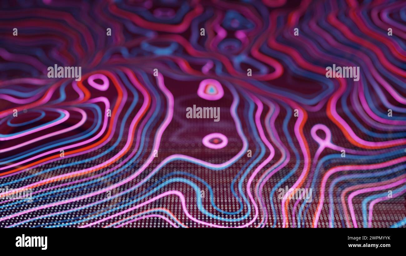 Neon retro wave, a vibrant and nostalgic aesthetic reminiscent of the ...