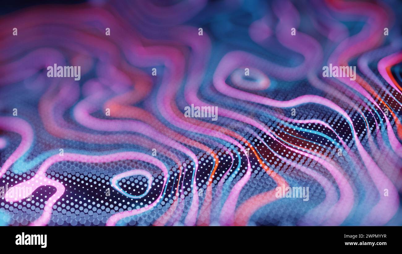 Neon retro wave, a vibrant and nostalgic aesthetic reminiscent of the ...