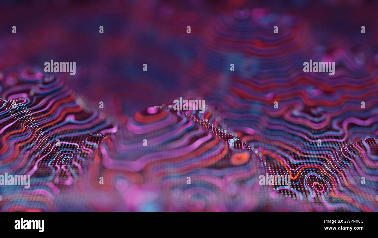 Neon retro wave, a vibrant and nostalgic aesthetic reminiscent of the ...