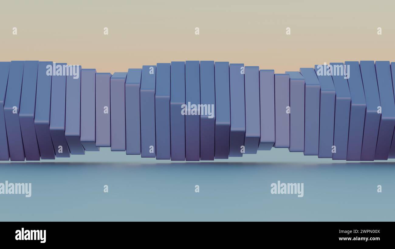 A visual depiction of data being organized and categorized into ...
