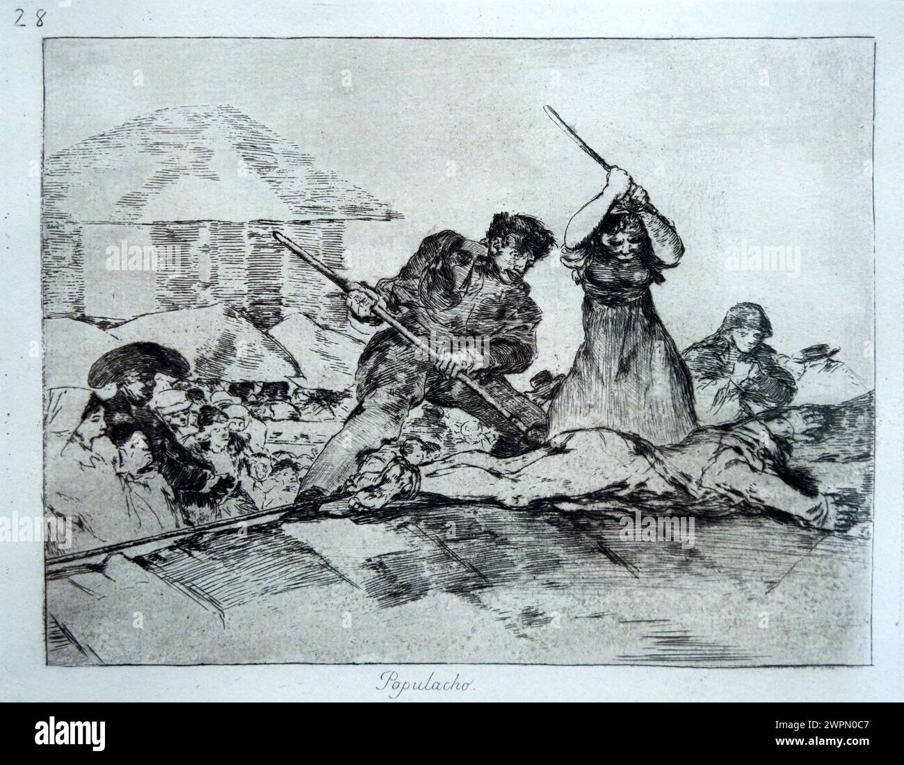 “Disaster 28. Populacho. Rabble”, The Disasters of War, Francisco de ...