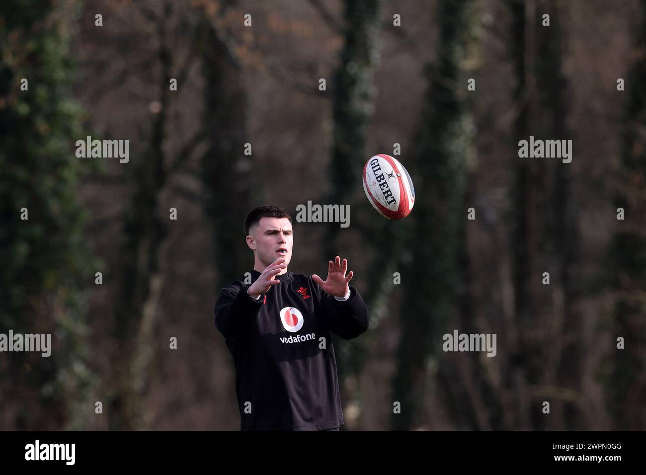 Cardiff, UK. 08th Mar, 2024. Joe Roberts of Wales during the Wales ...
