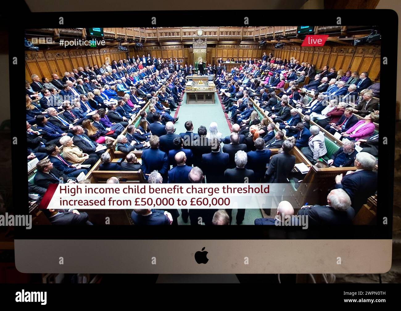 Jeremy Hunt Tory Conservative Chancellor of the Exchequer delivers ...