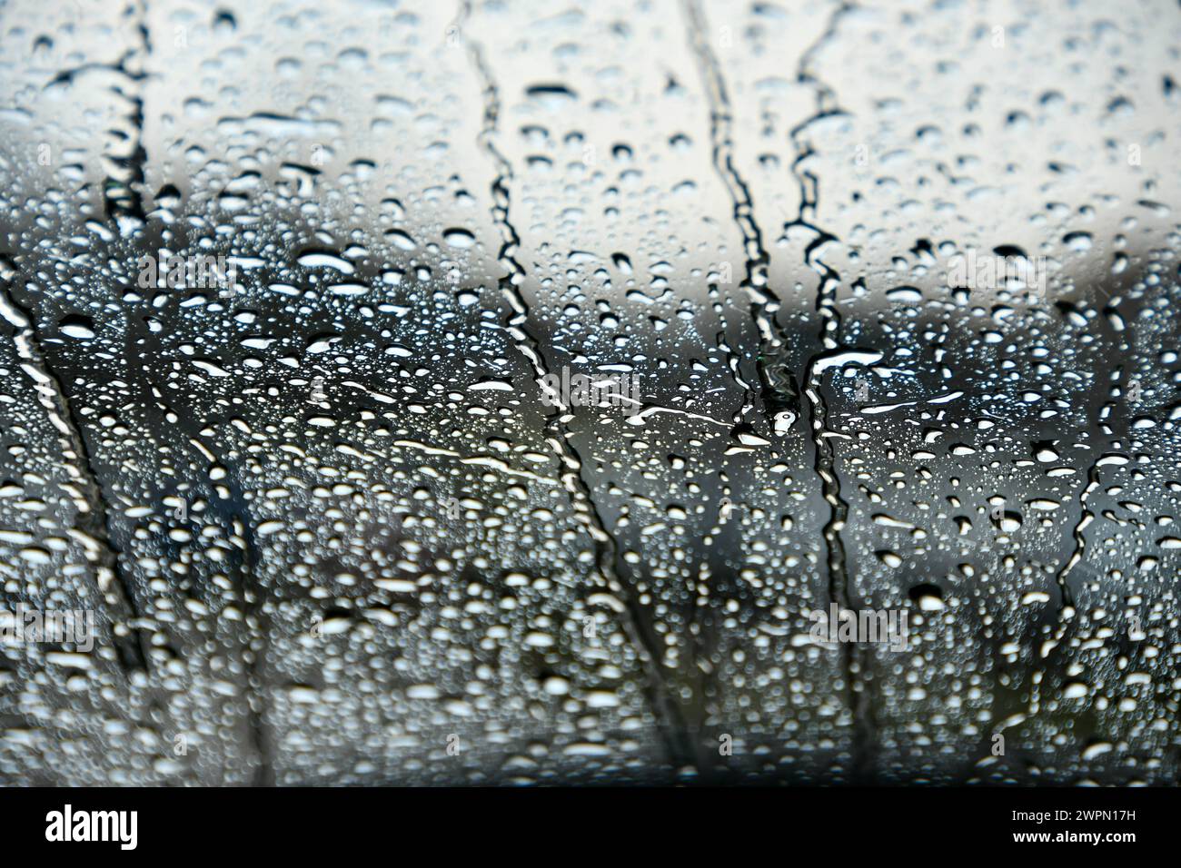 rain on window Stock Photo - Alamy