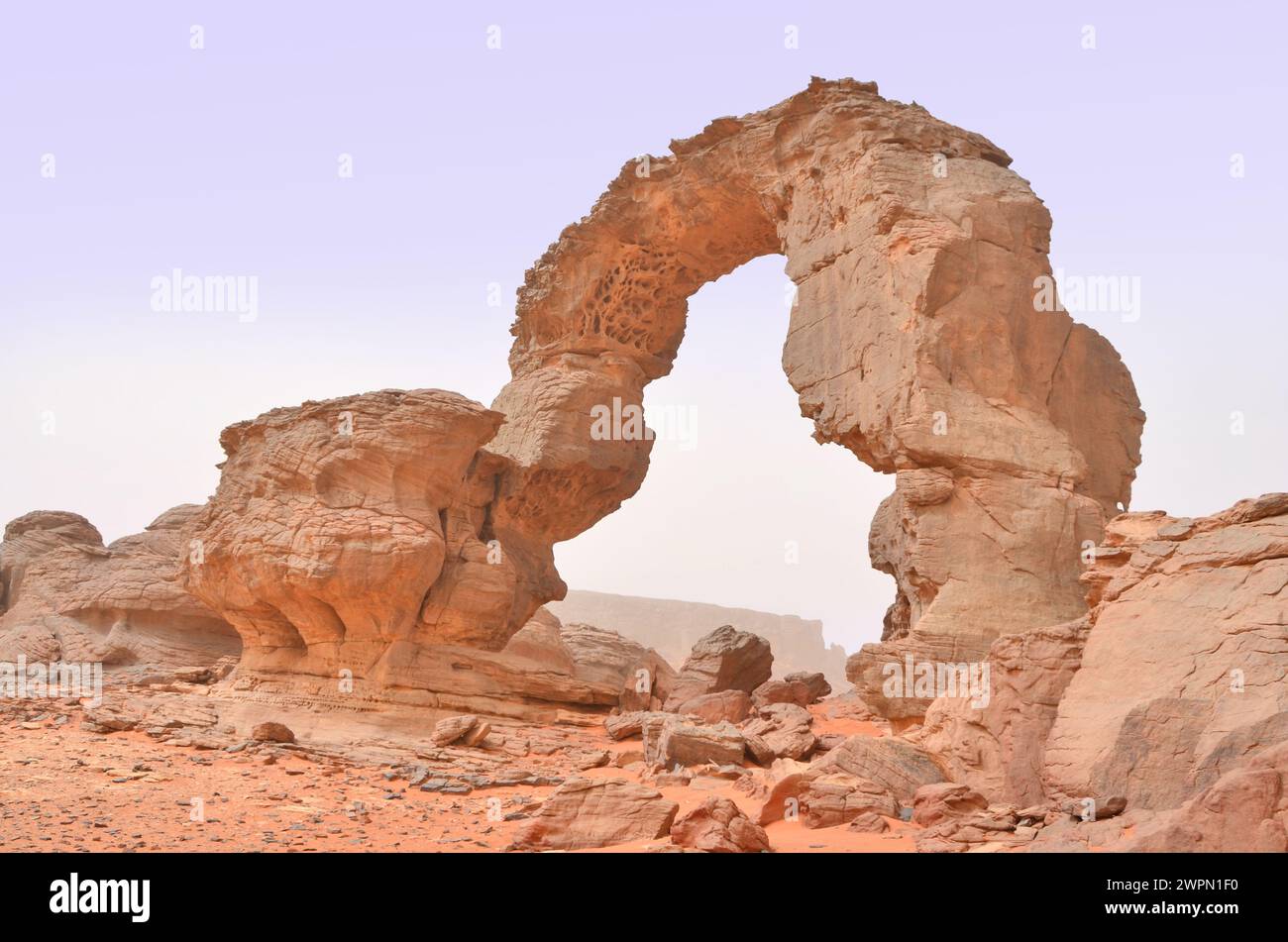Arch Rock formation aka Arch of Africa or Arch of Algeria at Tamezguida ...