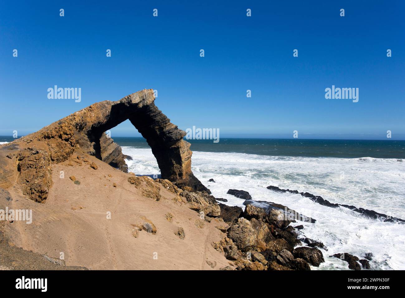 The landscape of Bogenfels in Namibia Stock Photo - Alamy