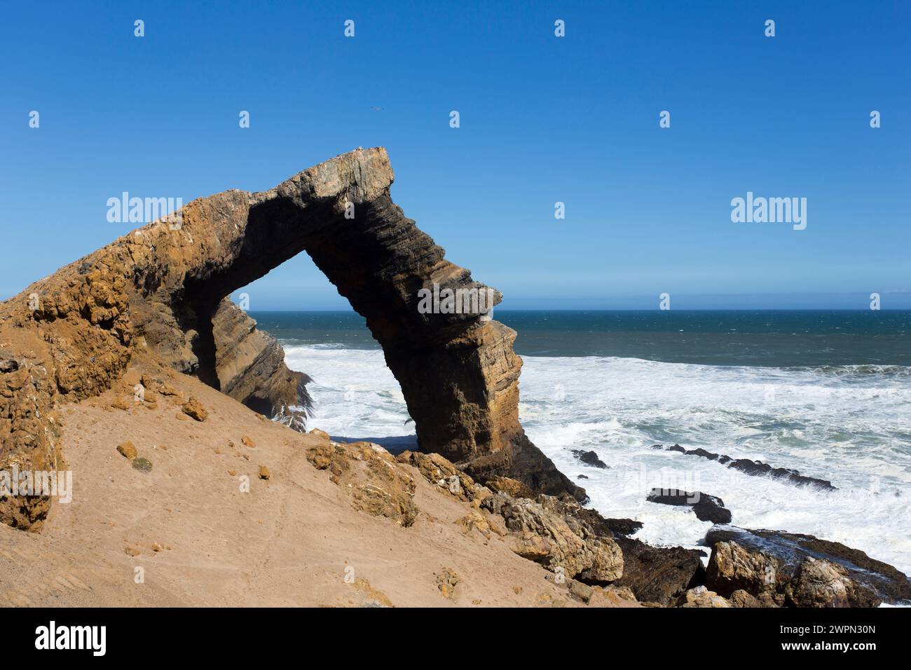 The landscape of Bogenfels in Namibia Stock Photo - Alamy