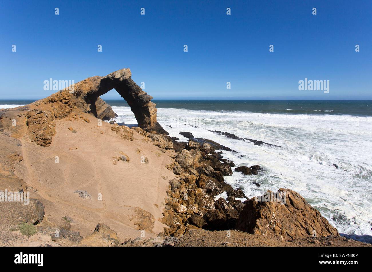 The landscape of Bogenfels in Namibia Stock Photo - Alamy