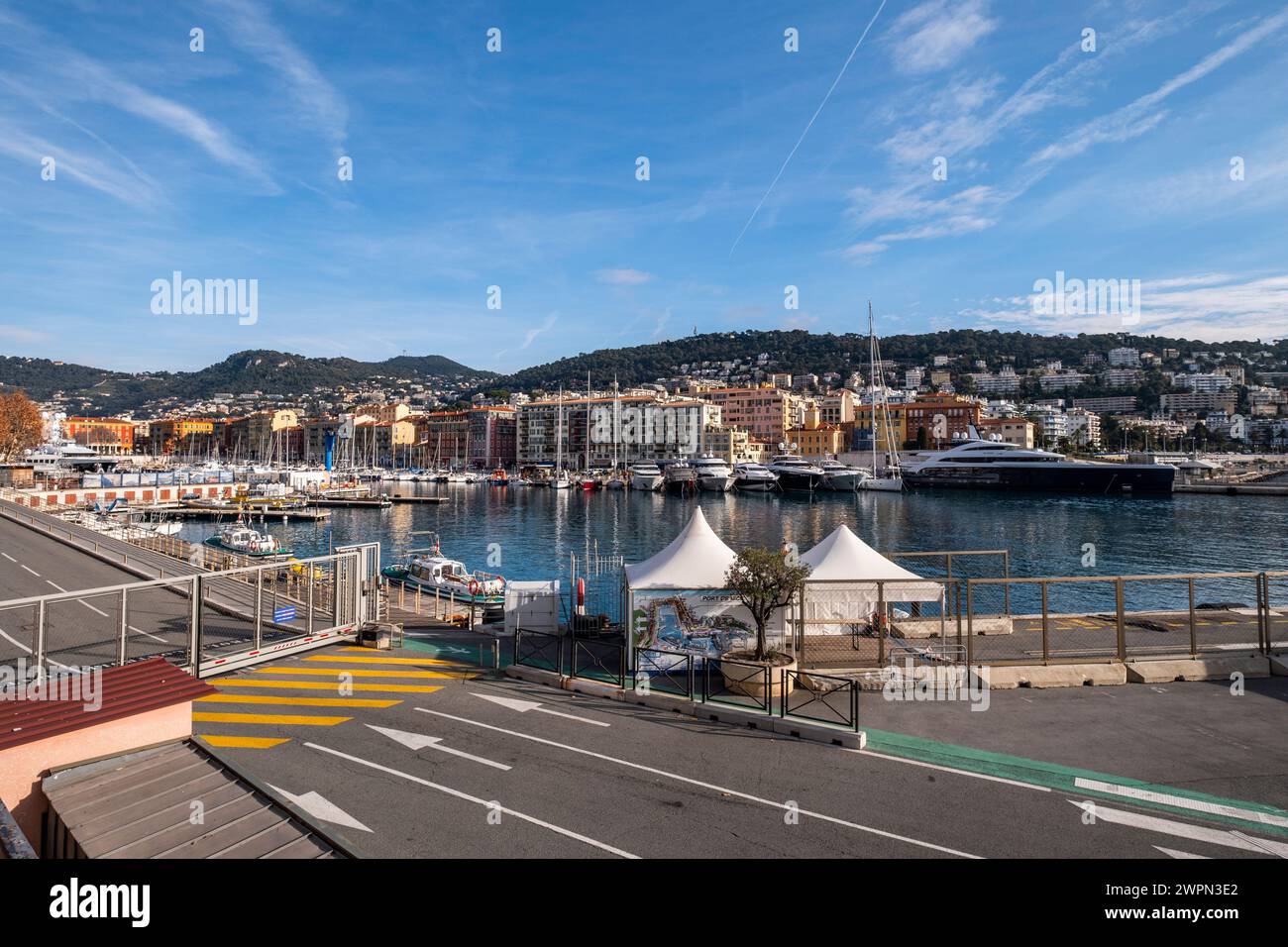 Nice marina, Port Lympia, Nice in winter, South of France, Cote d'Azur ...
