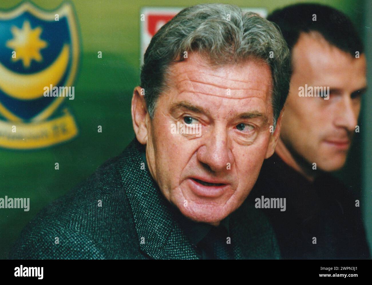 PORTSMOUTH CHAIRMAN MILAN MANDARIC AND NEW MANAGER STEVE CLARIDGE,2000 ...