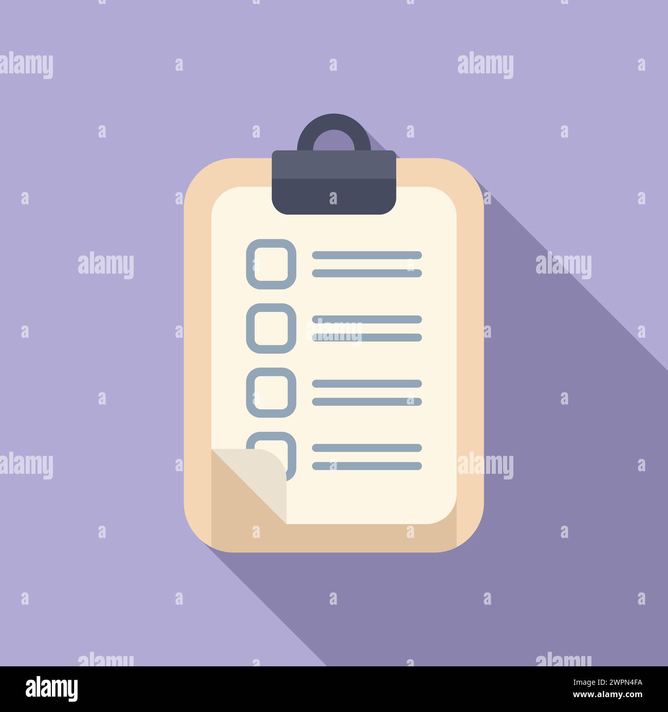 Clipboard data form icon flat vector. Account form register. Computer factor id Stock Vector ...
