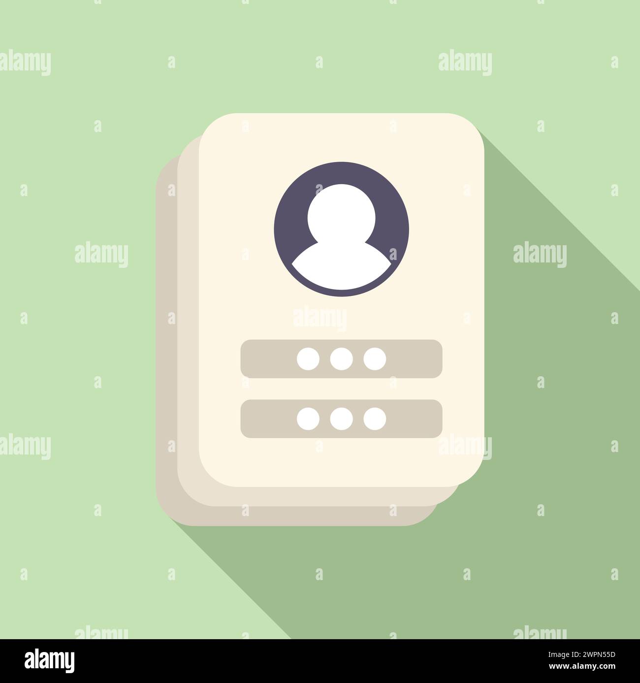 New form sign in icon flat vector. Step data code. Join online sign ...