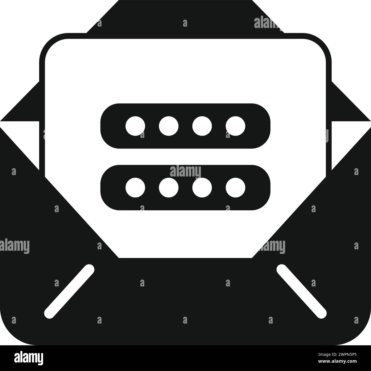 New mail sign in icon simple vector. Number form. Vote factor digital ...