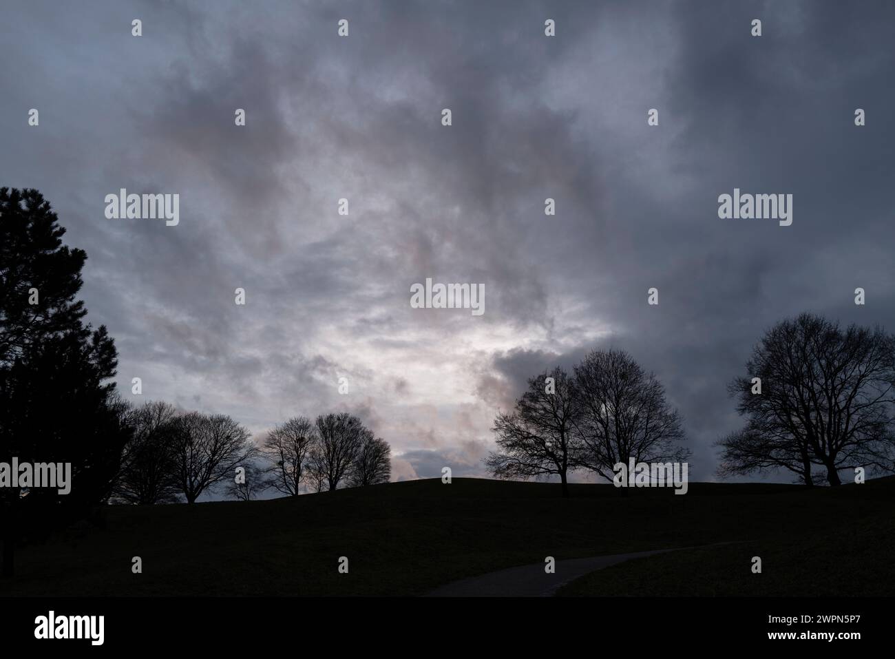 Munich, storm, sky, clouds, weather, Olympic Park Stock Photo - Alamy