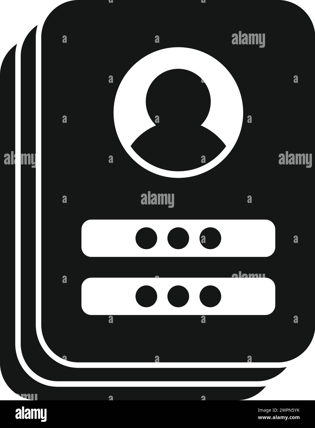 New form sign in icon simple vector. Step data code. Join online sign ...