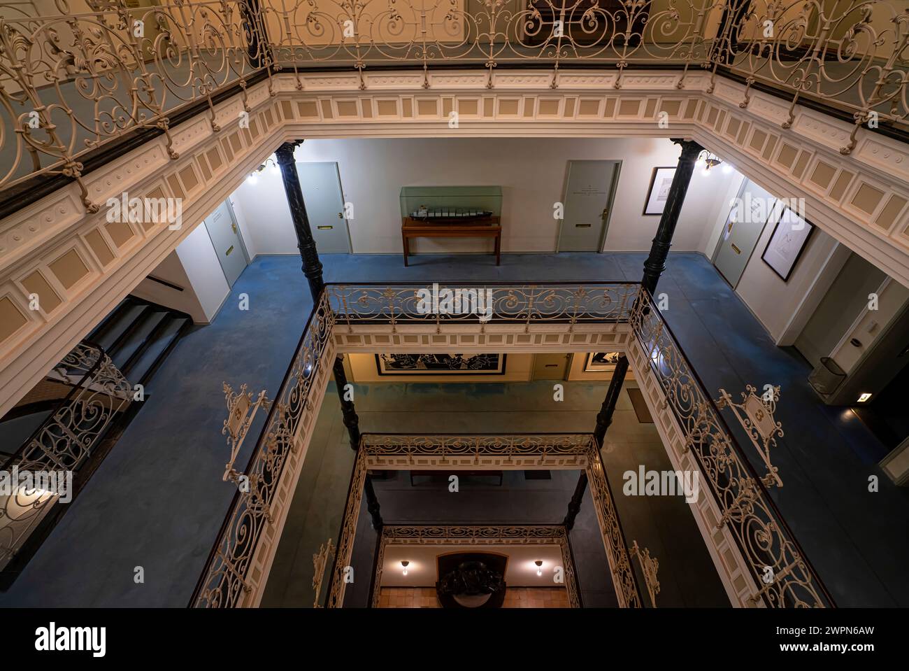 Staircase in the Laeiszhof, Hamburg, Germany Stock Photo - Alamy