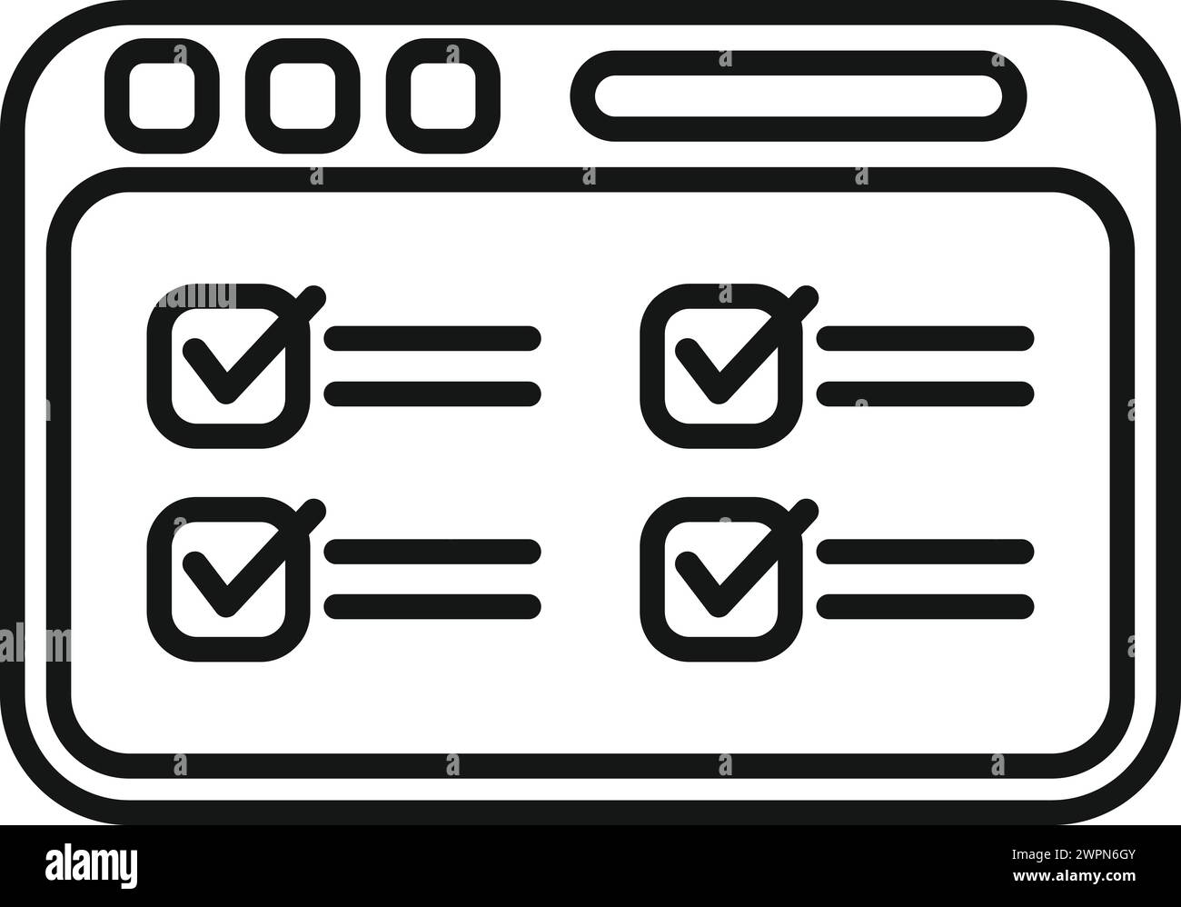 Online web registration icon outline vector. Form number device ...