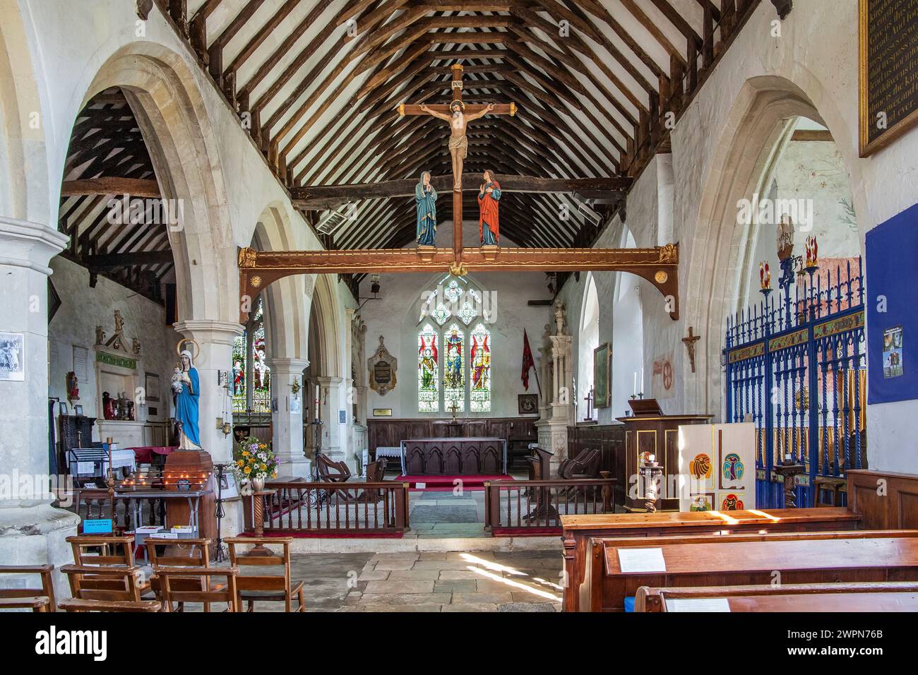 Medieval church interior hi-res stock photography and images - Alamy