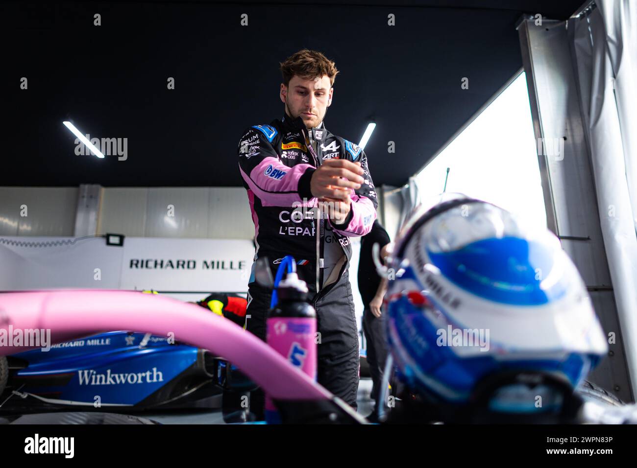 Jeddah, Arabie Saoudite. 08th Mar, 2024. MARTINS Victor (fra), ART Grand Prix, Dallara F2 2024 ...