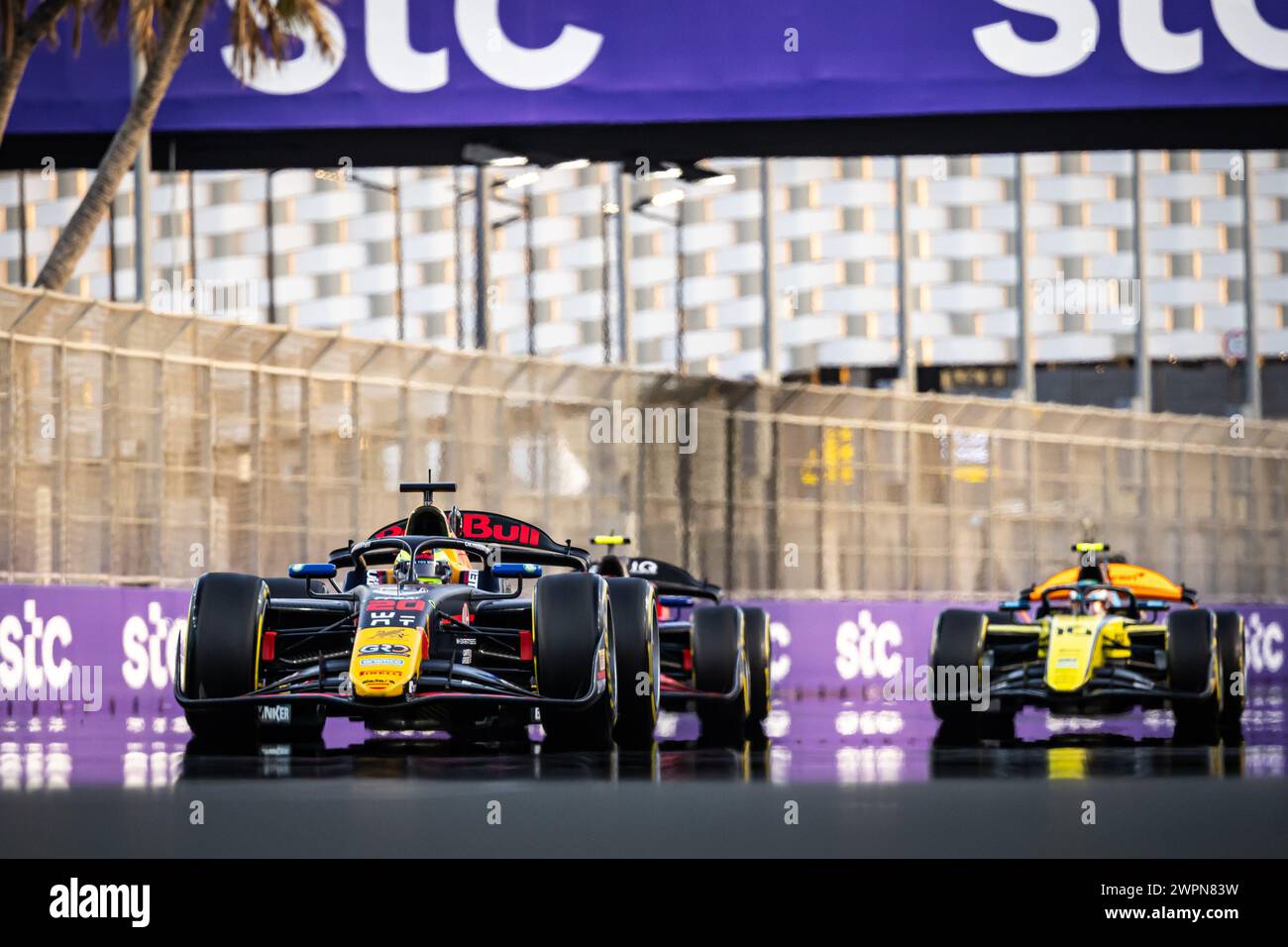 20 HADJAR Isack (fra), Campos Racing, Dallara F2 2024, action, start ...