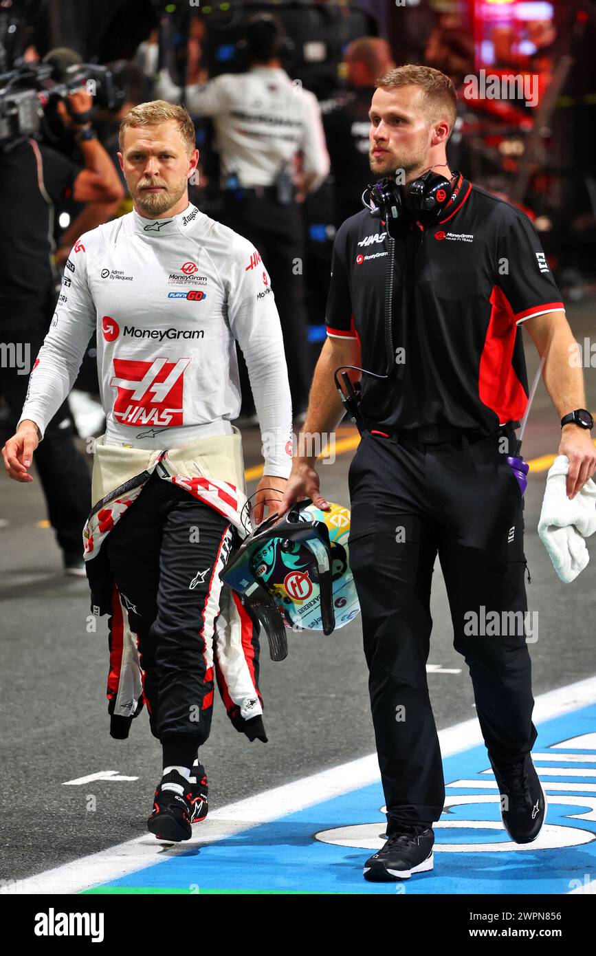 Jeddah, Saudi Arabia. 08th Mar, 2024. Kevin Magnussen (DEN) Haas F1 Team. 08.03.2024. Formula 1 ...