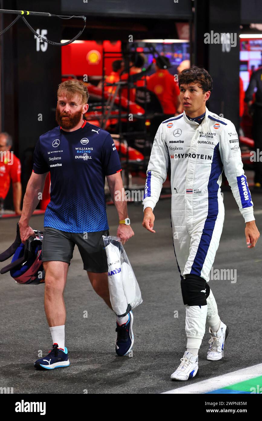 Jeddah, Saudi Arabia. 08th Mar, 2024. Alexander Albon (THA) Williams ...