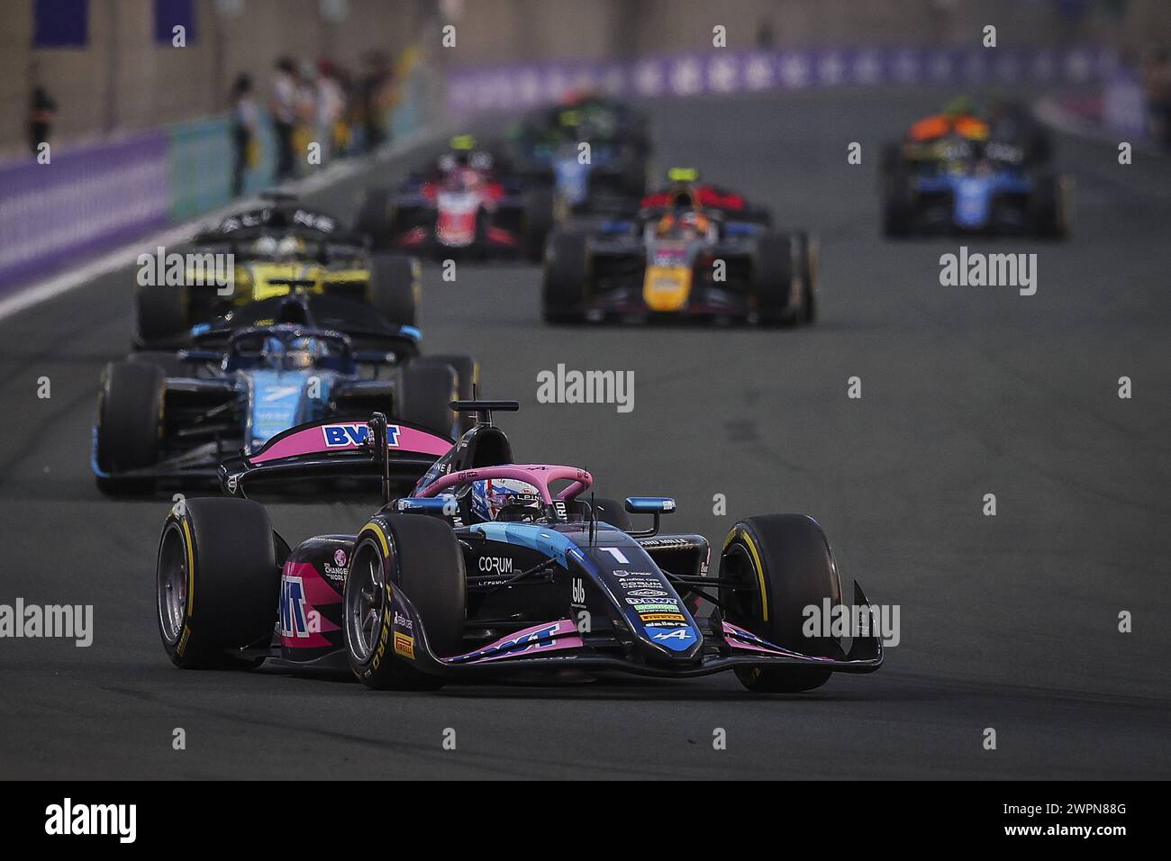01 MARTINS Victor (fra), ART Grand Prix, Dallara F2 2024, action during ...