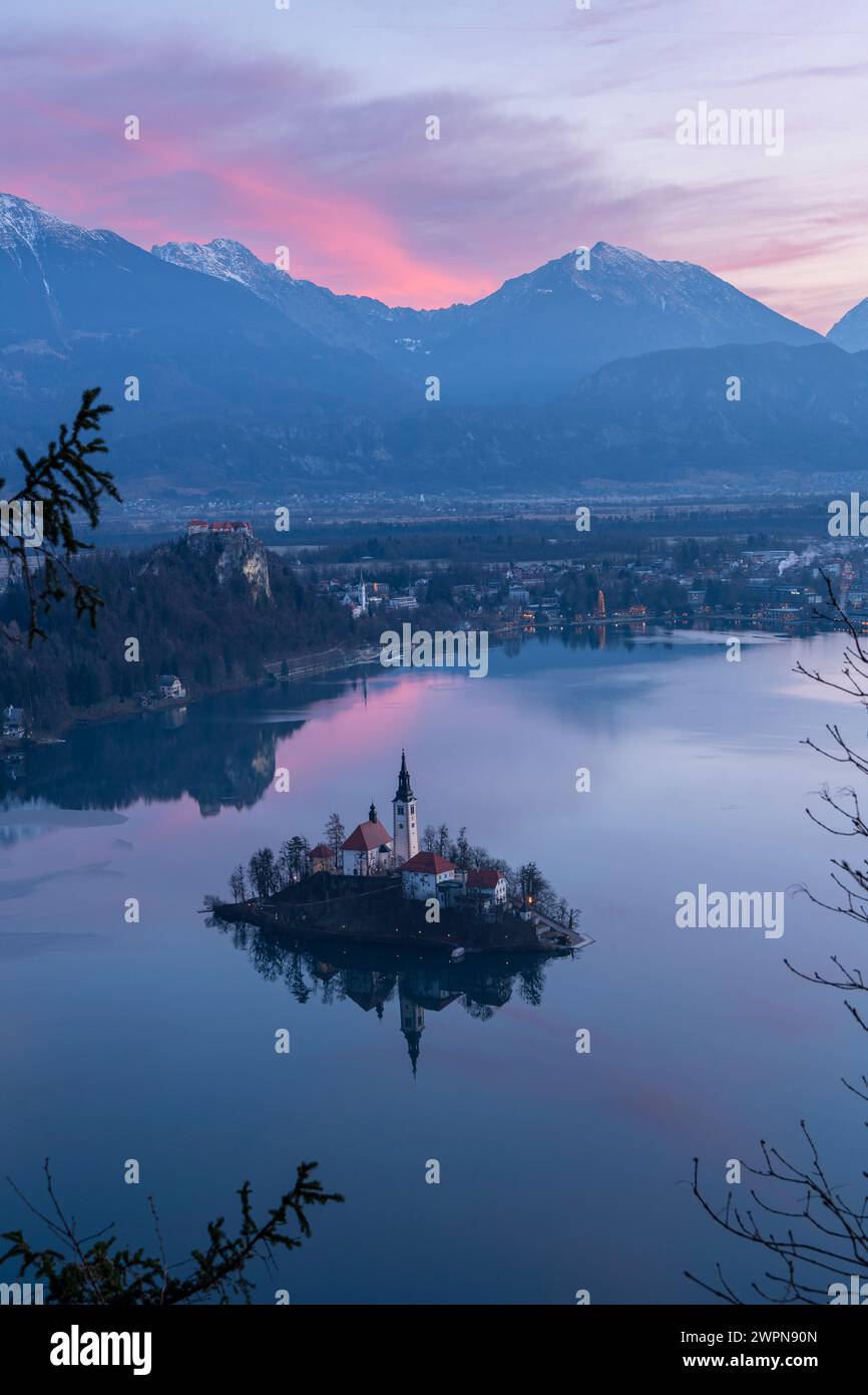 Lake Bled is a lake in the Slovenian region of Upper Carniola near the ...