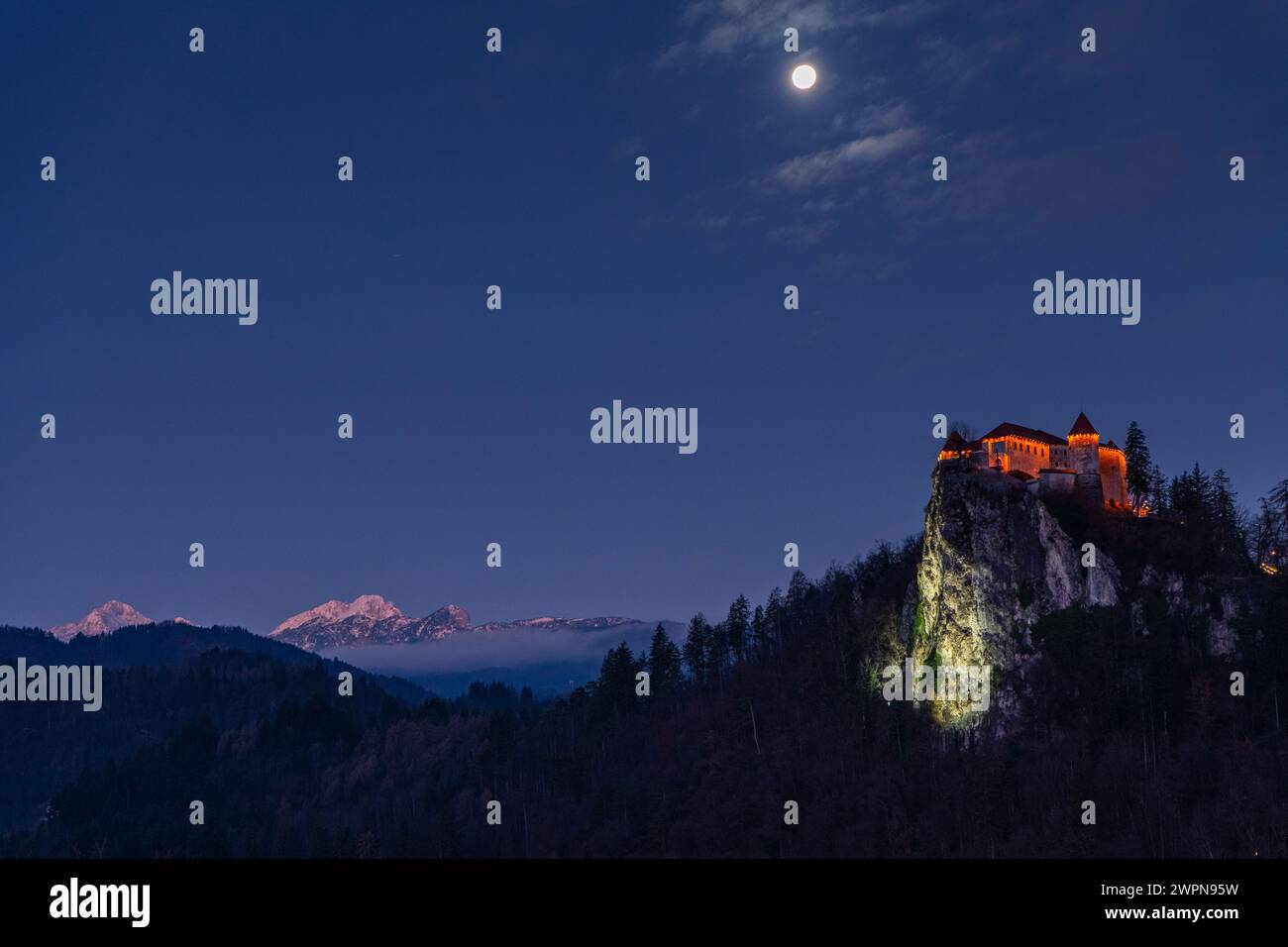 Bled Castle, originally called Veldes Castle, is a medieval hilltop ...