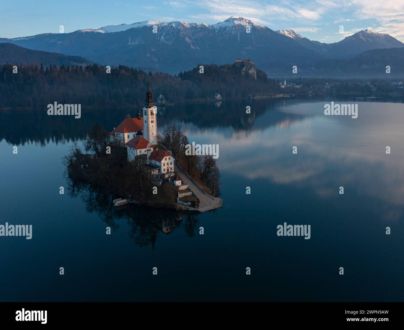 Lake Bled is a lake in the Slovenian region of Upper Carniola near the ...