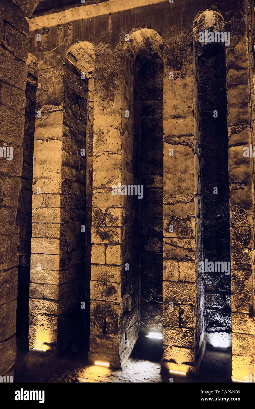 Ancient cistern in Dara Stock Photo - Alamy