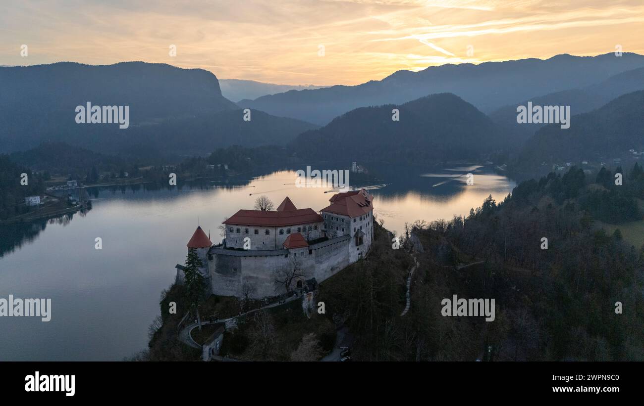 Bled Castle, originally called Veldes Castle, is a medieval hilltop ...