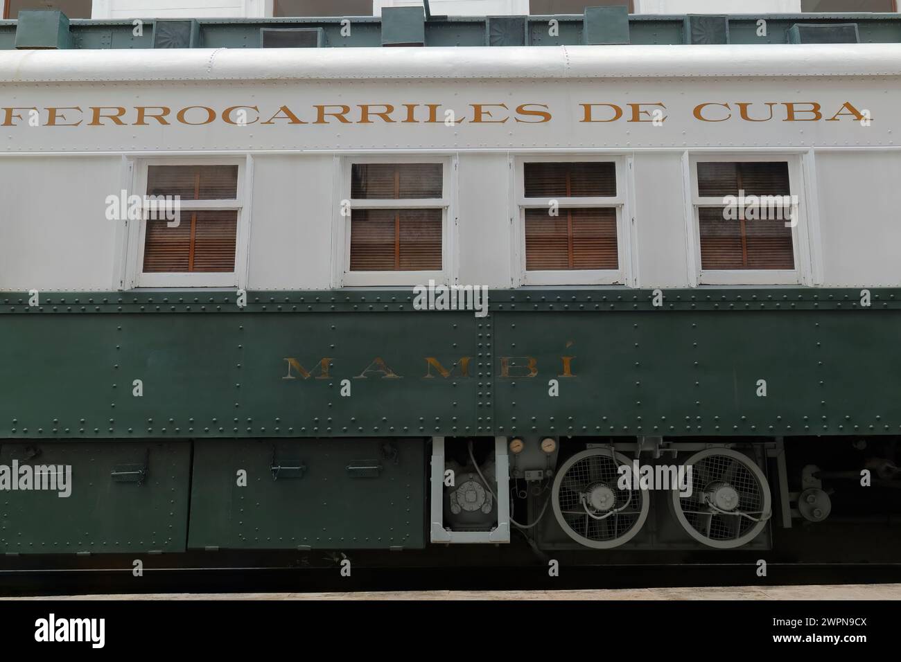 054 The Coche Mambi is the nation's former Presidential Train Carriage ...