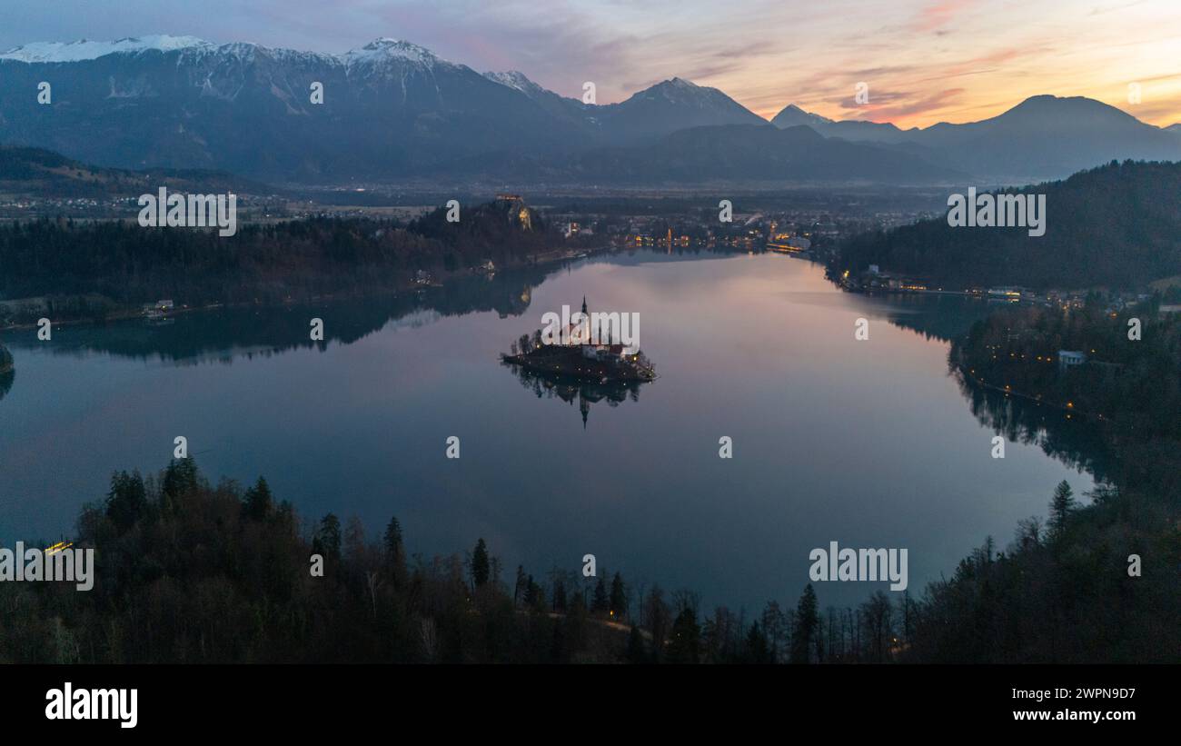 Lake Bled is a lake in the Slovenian region of Upper Carniola near the ...