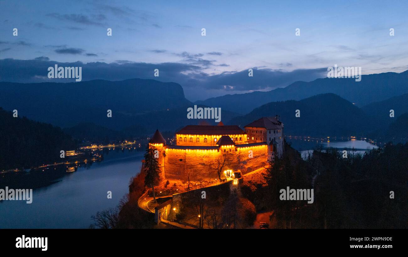 Bled Castle, originally called Veldes Castle, is a medieval hilltop ...