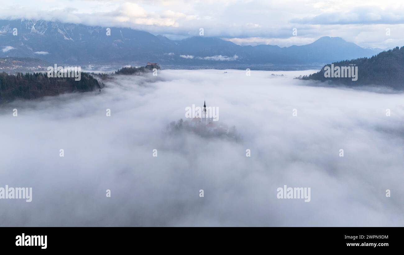 Lake Bled is a lake in the Slovenian region of Upper Carniola near the ...