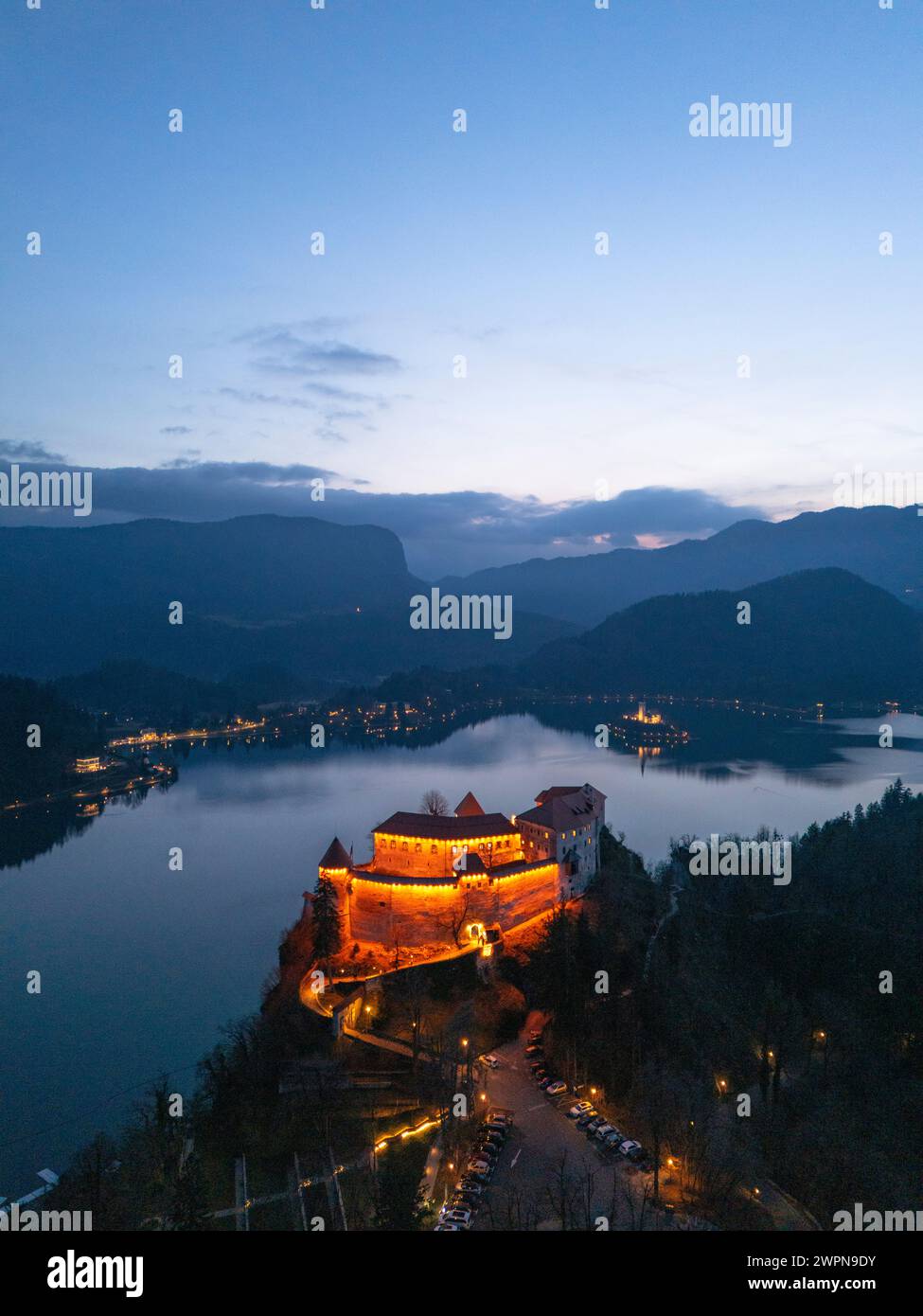Bled Castle, originally called Veldes Castle, is a medieval hilltop ...