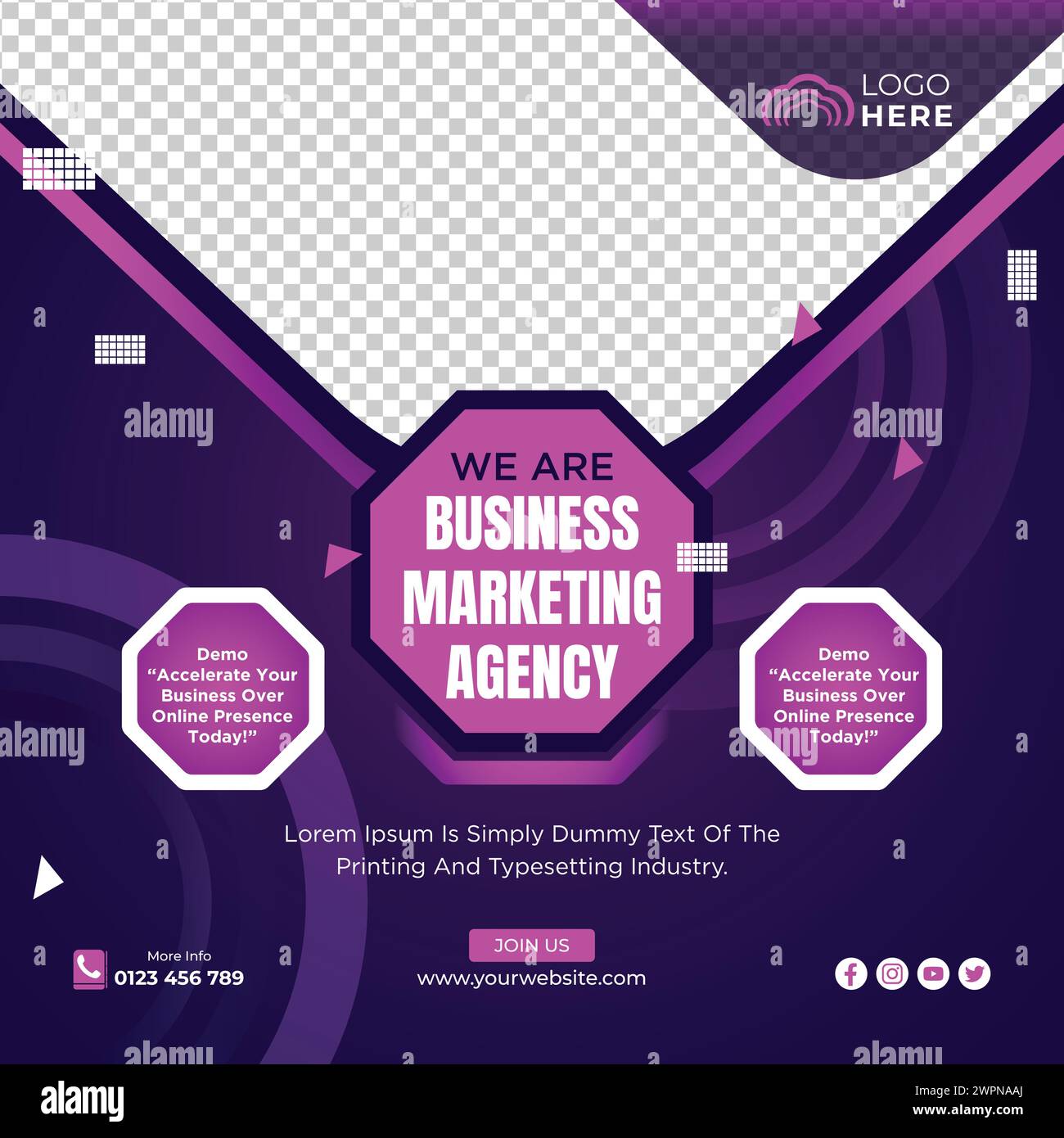 digital marketing corporate business Social Media Post Design. business ...