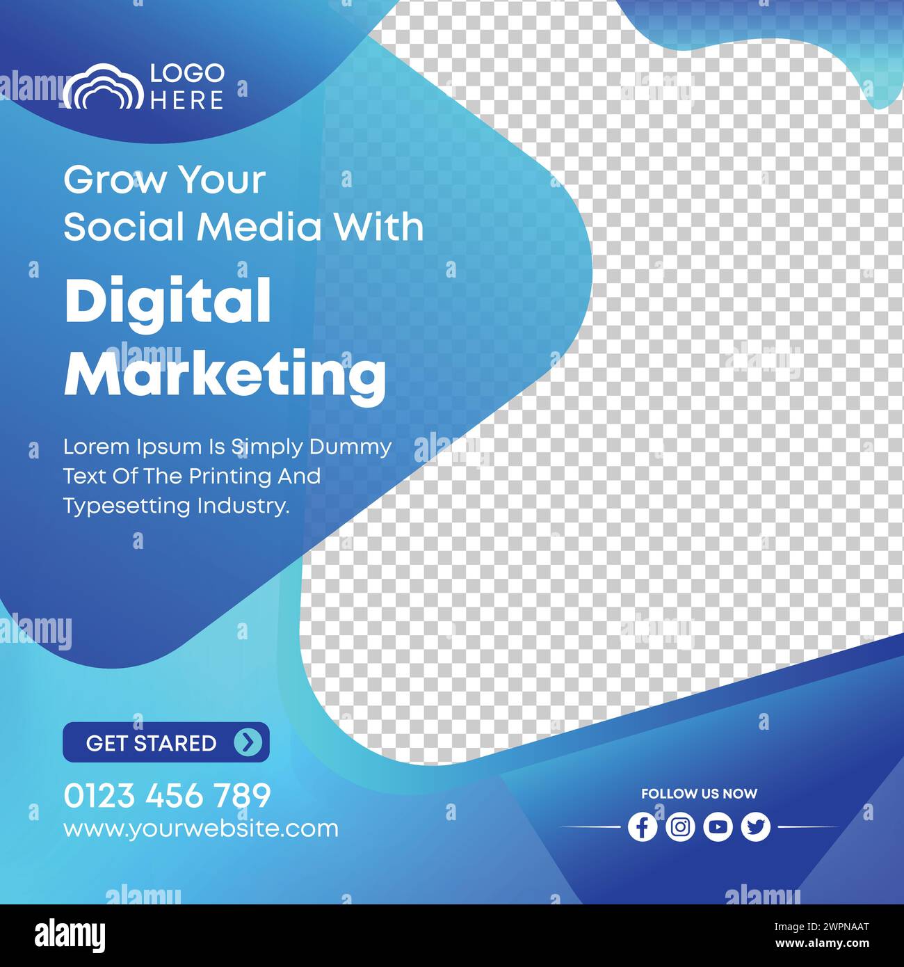 digital marketing corporate business Social Media Post Design. business ...
