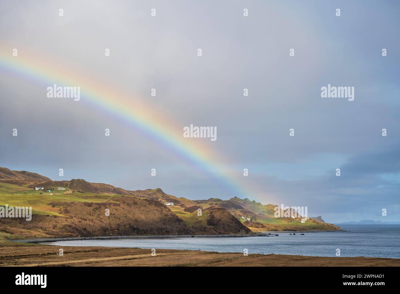 United Kingdom, Scotland, Isle of Skye, Rainbow Stock Photo - Alamy