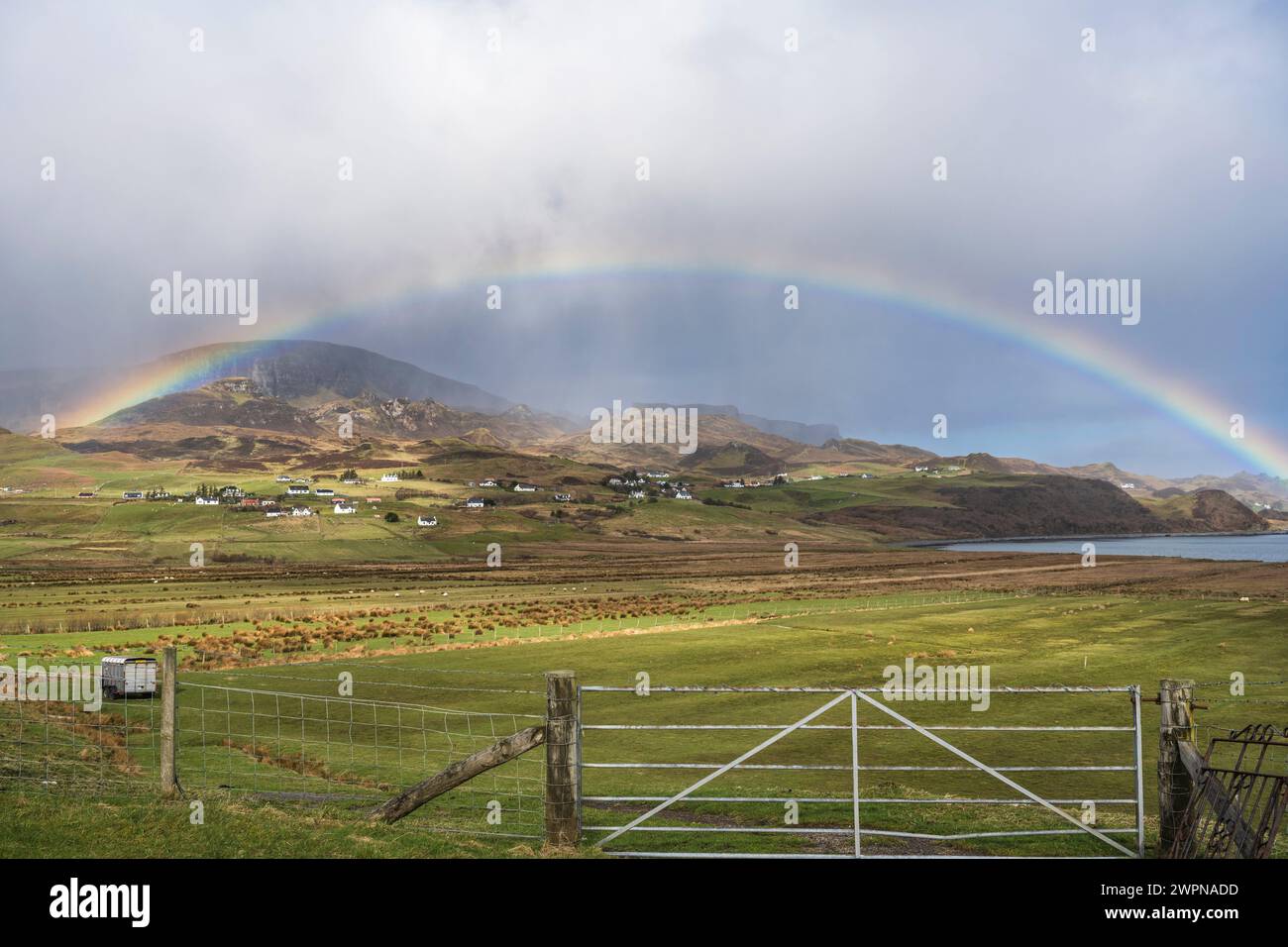 United Kingdom, Scotland, Isle of Skye, Rainbow Stock Photo - Alamy