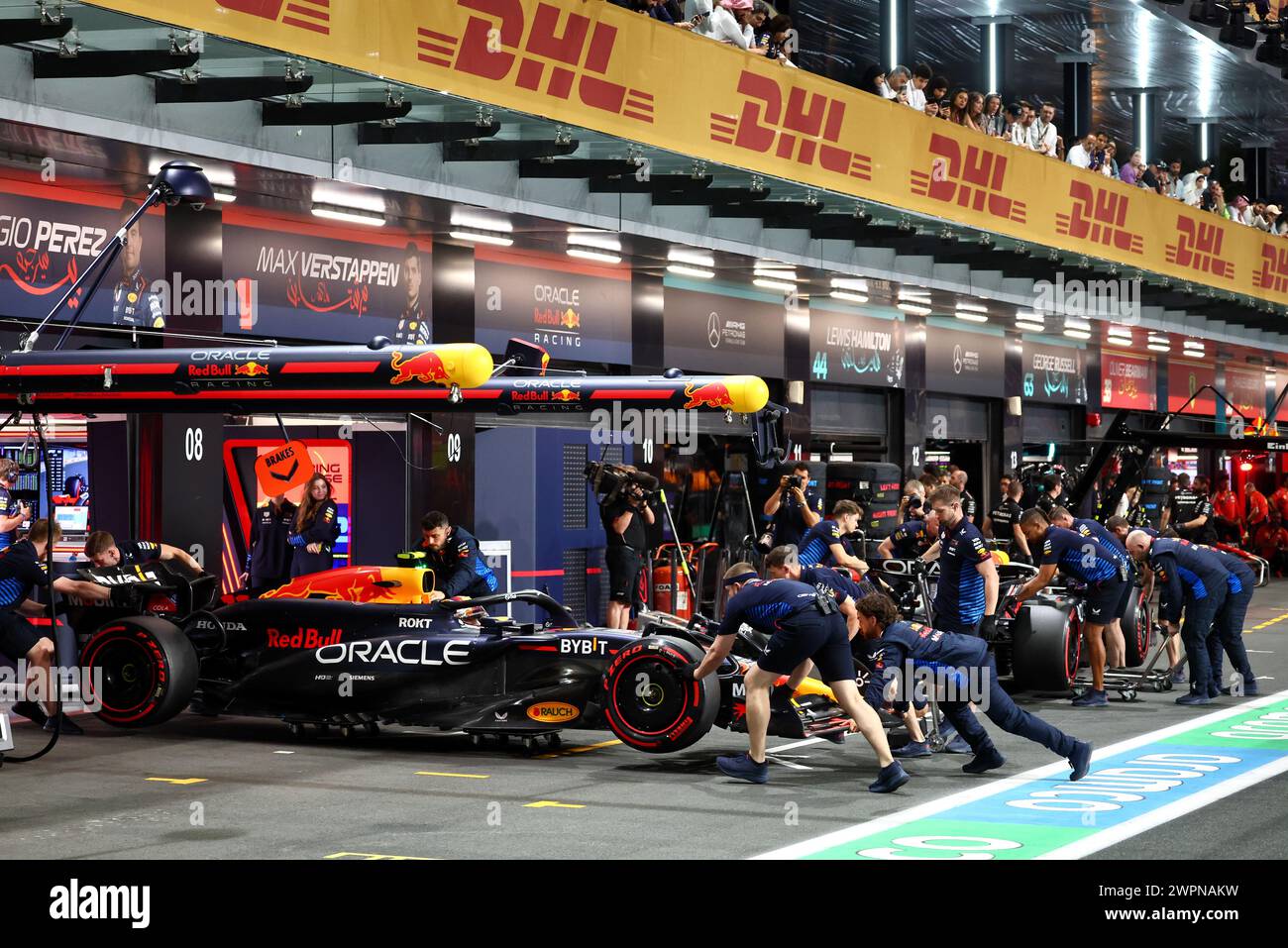 Jeddah, Saudi Arabia. 08th Mar, 2024. Sergio Perez (MEX) Red Bull ...