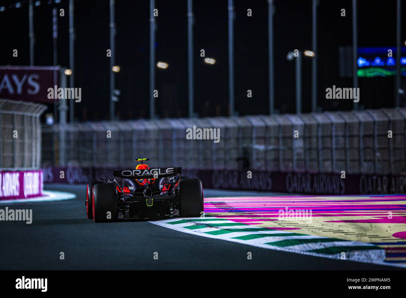 Jeddah, Arabie Saoudite. 08th Mar, 2024. 11 PEREZ Sergio (mex), Red Bull Racing RB20, action ...