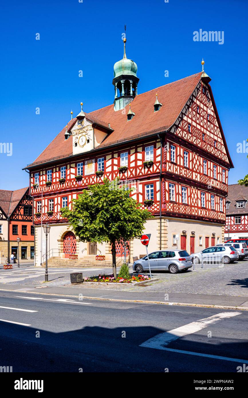 Town hall in Bad Staffelstein Stock Photo - Alamy