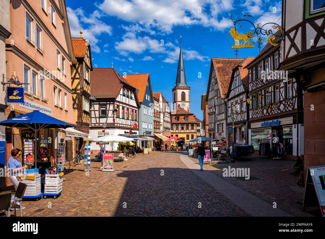 Main street in lohr am main hi-res stock photography and images - Alamy