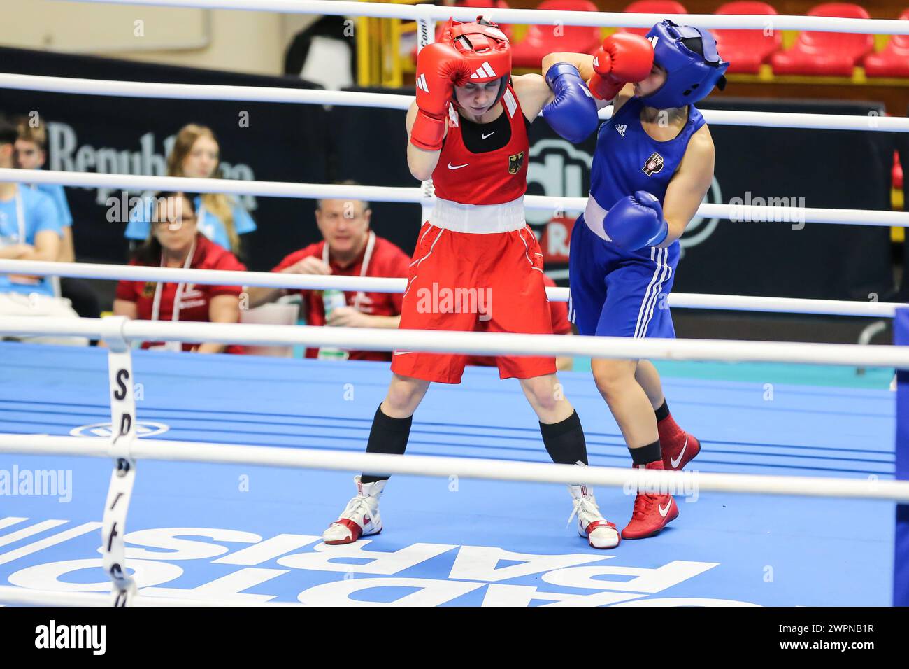 Busto Arsizio, Italy. 06th Mar, 2024. Maxi Carina Kloetzer and Rita ...