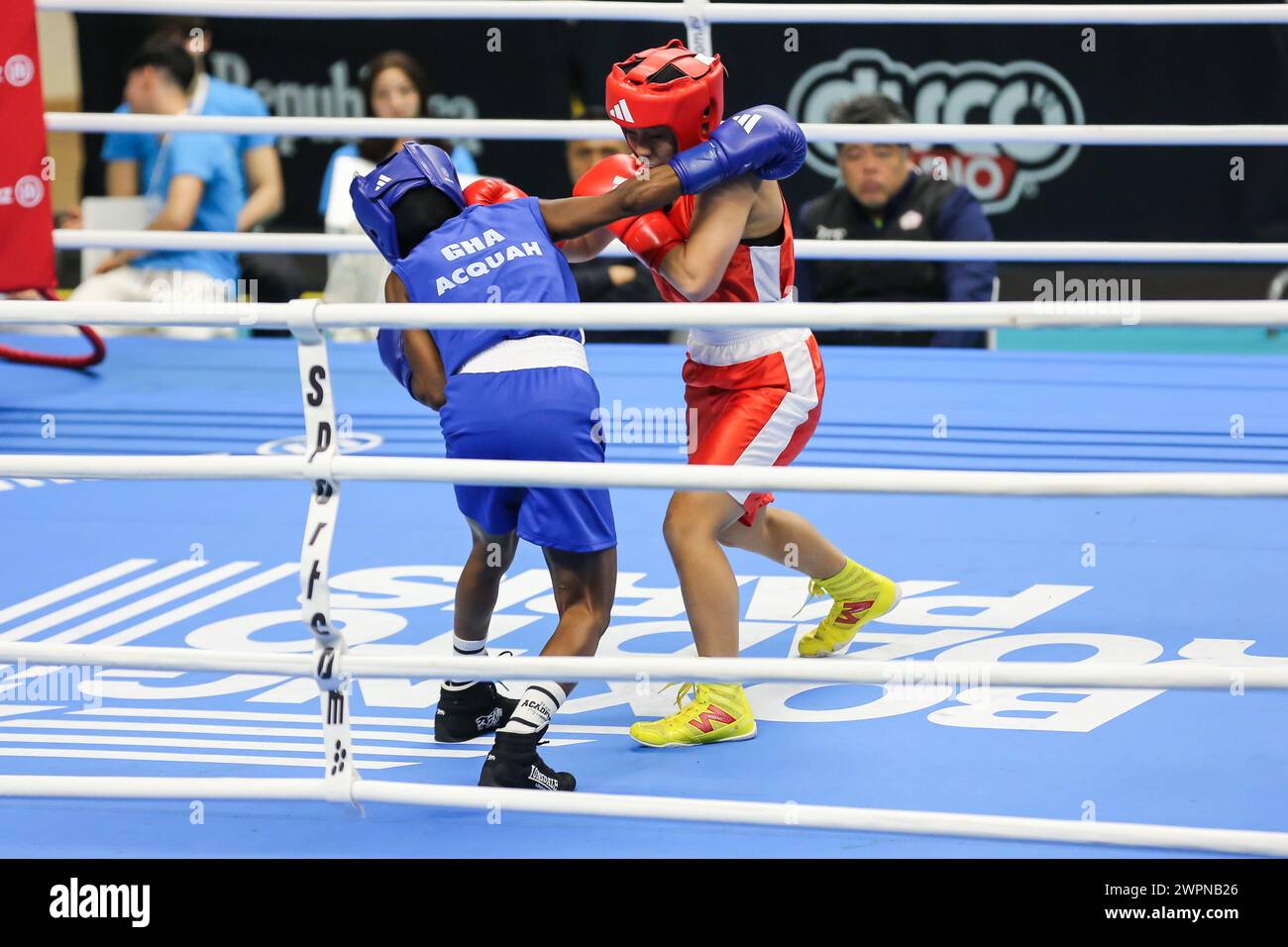 Busto Arsizio, Italy. 06th Mar, 2024. Acquah Janet and Guo Yi-Xuan ...