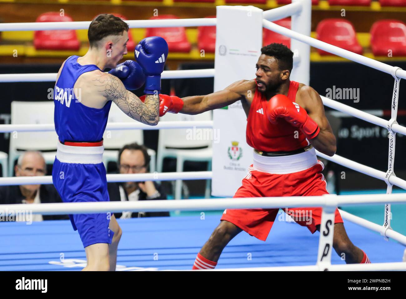 Busto Arsizio, Italy. 06th Mar, 2024. Gomes Pedro Manuel and Tremblay ...