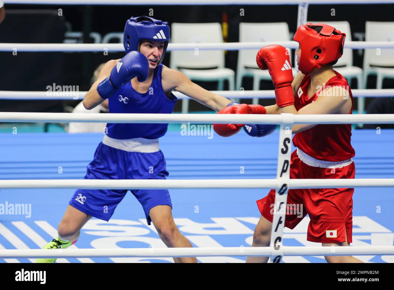 Busto Arsizio, Italy. 06th Mar, 2024. Rinka Kinoshita and Savannah ...